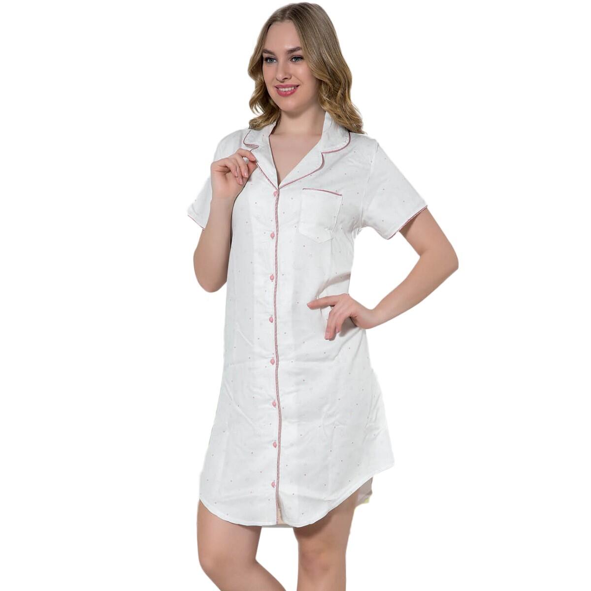 Crystal Exclusive İpek Saten Bayan Gecelik Gecelik Pijamaevi