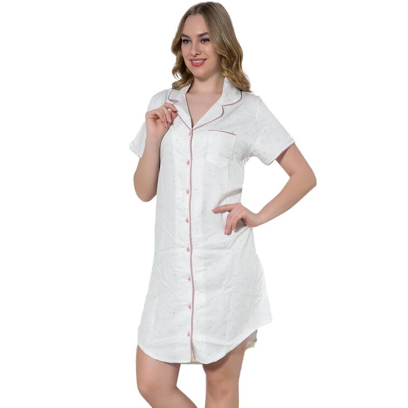 Crystal Exclusive İpek Saten Bayan Gecelik Gecelik Pijamaevi